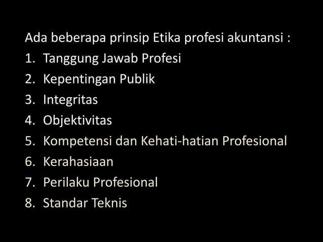ETIKA PROFESI AKUNTANSI | PPTX
