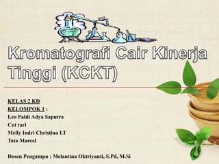 KEL 1 KCKT KAI.pptx. kromatografi cair kinerja tinggi | PPTX