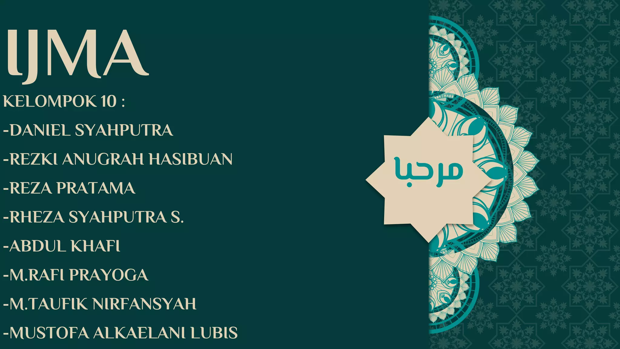 KEL 1O AGAMA ISLAM IJMA'.pptx