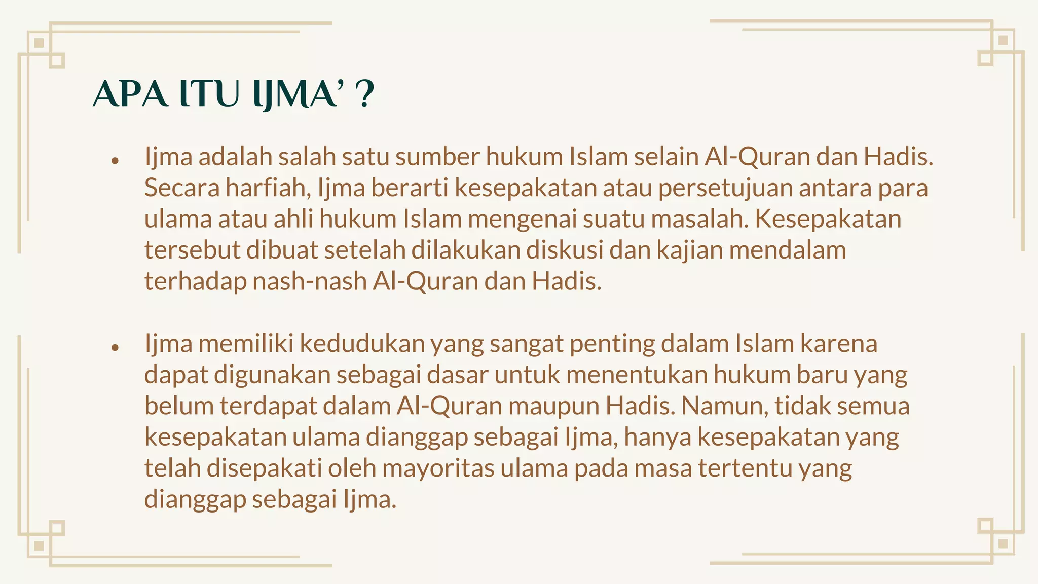 KEL 1O AGAMA ISLAM IJMA'.pptx