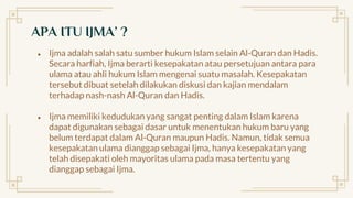 KEL 1O AGAMA ISLAM IJMA'.pptx