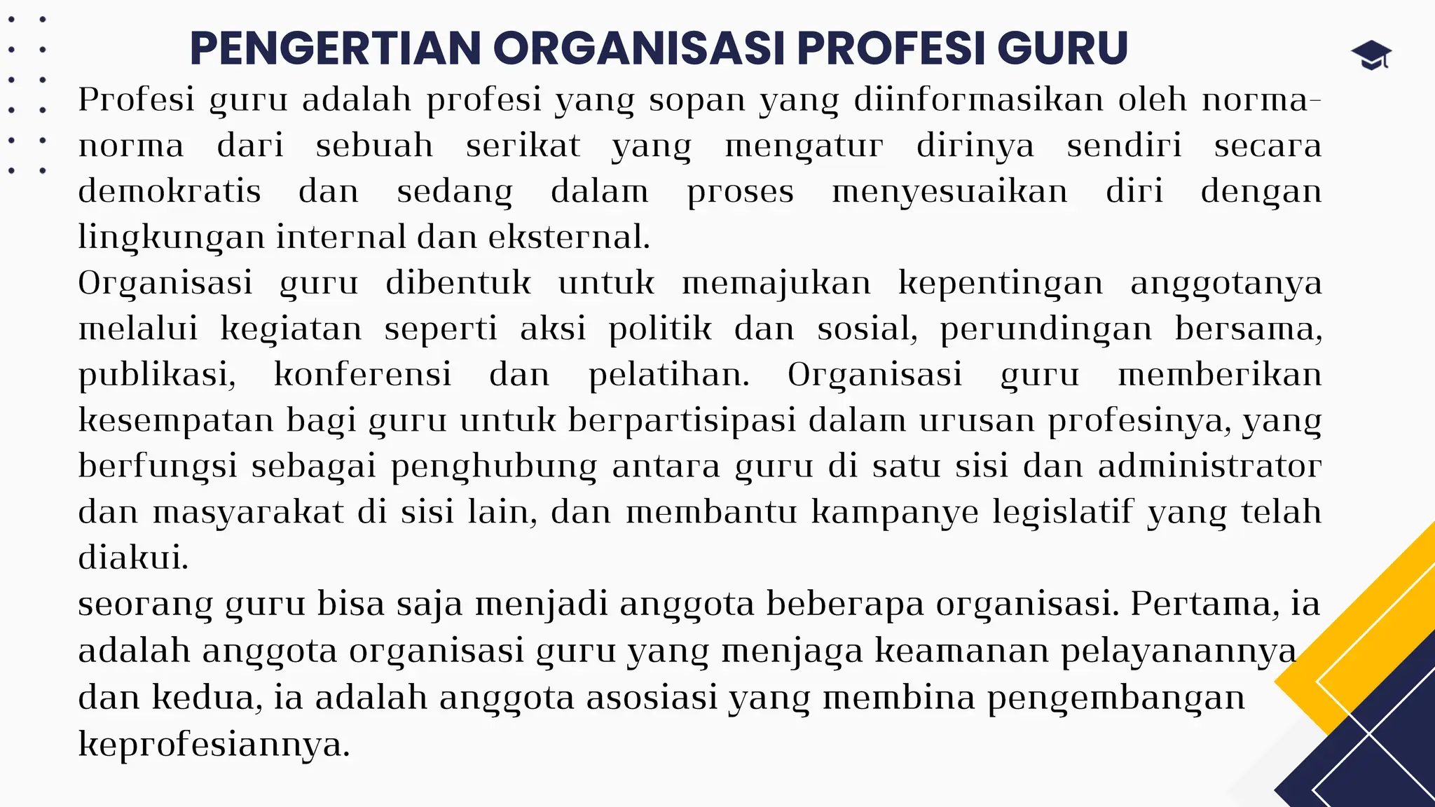 PowerPoint Kel 1 ORGANISASI PROFESI GURU.pptx