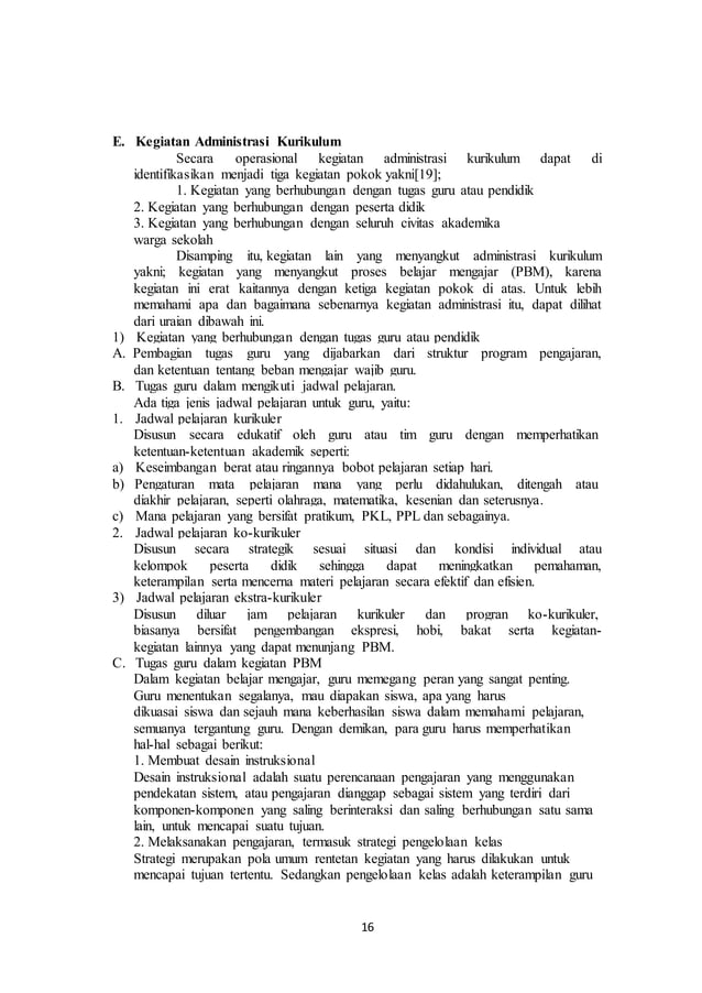 Kel 2 adm. kurikulum pbi 4 c | PDF