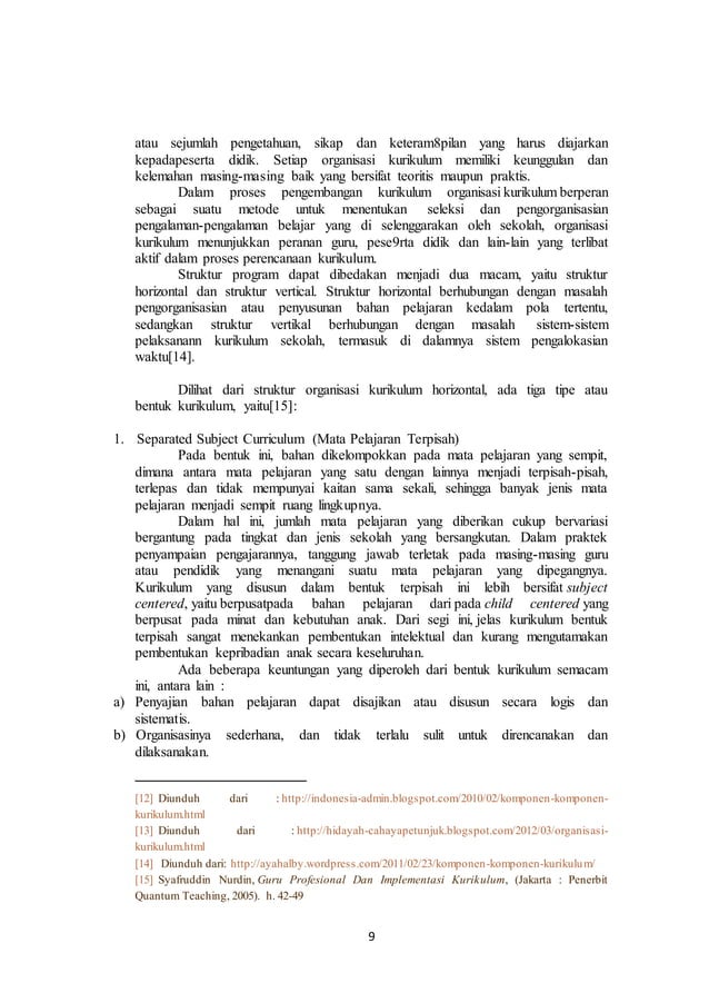 Kel 2 adm. kurikulum pbi 4 c | PDF