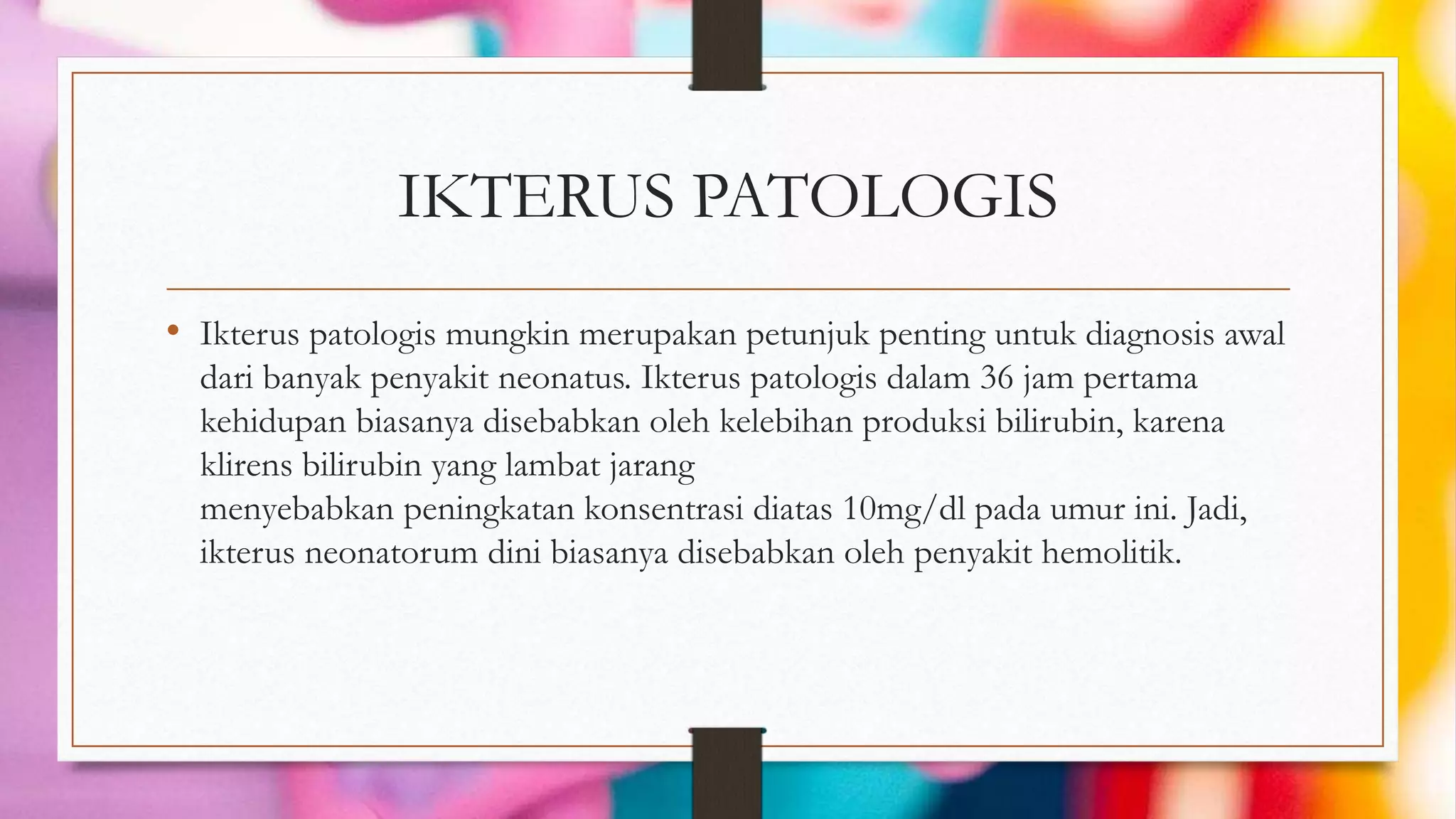 Ikterus Neonatorum | PPTX