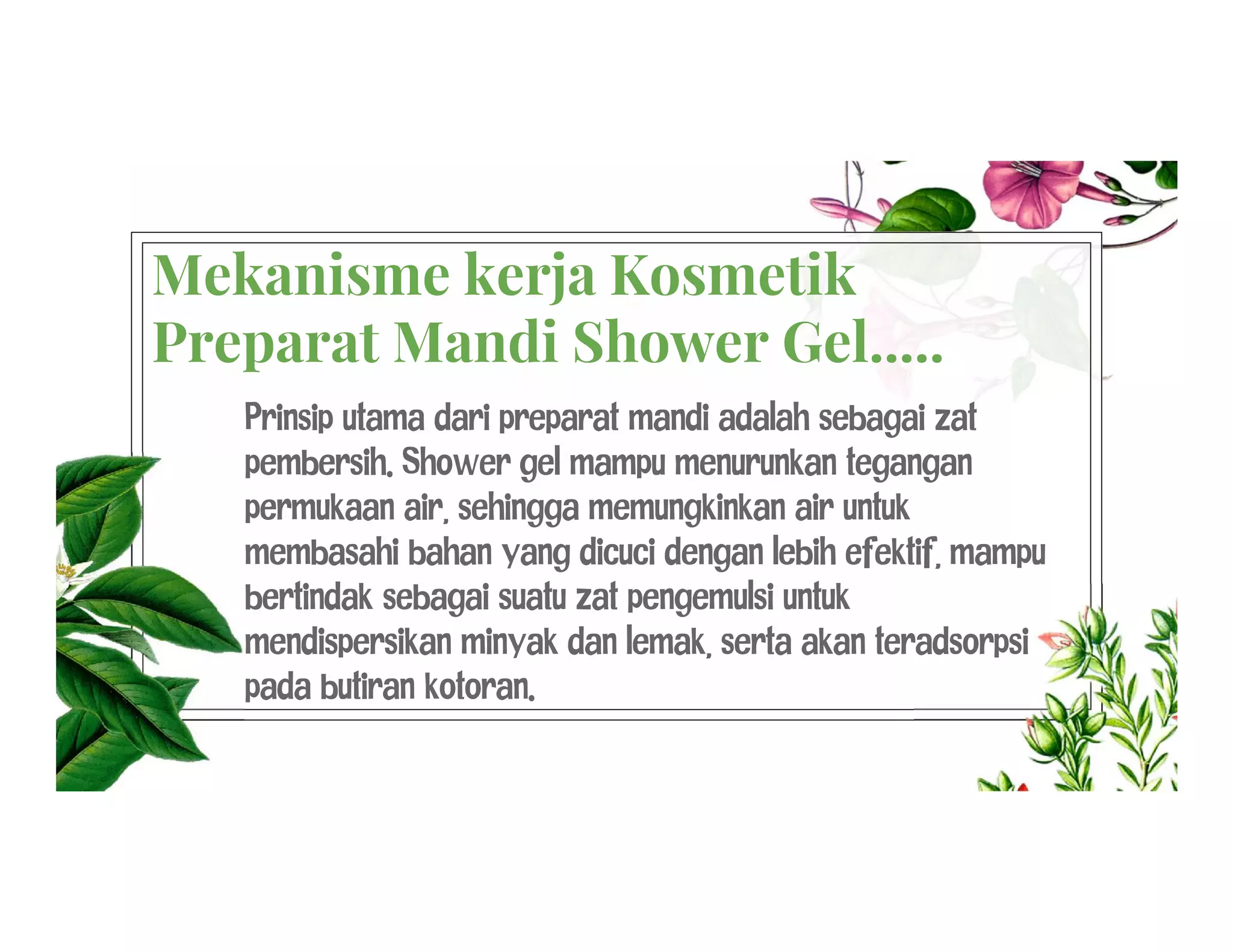 Kel 2 kelas m preparat untuk mandi | PPT