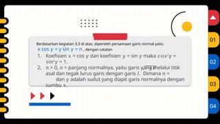 persamaan garis hesse (persamaan garis normal) | PPTX