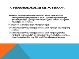 ANALISA_RESIKO_BENCANA_ALAM_NEWZZZZZ_PPT | PPT