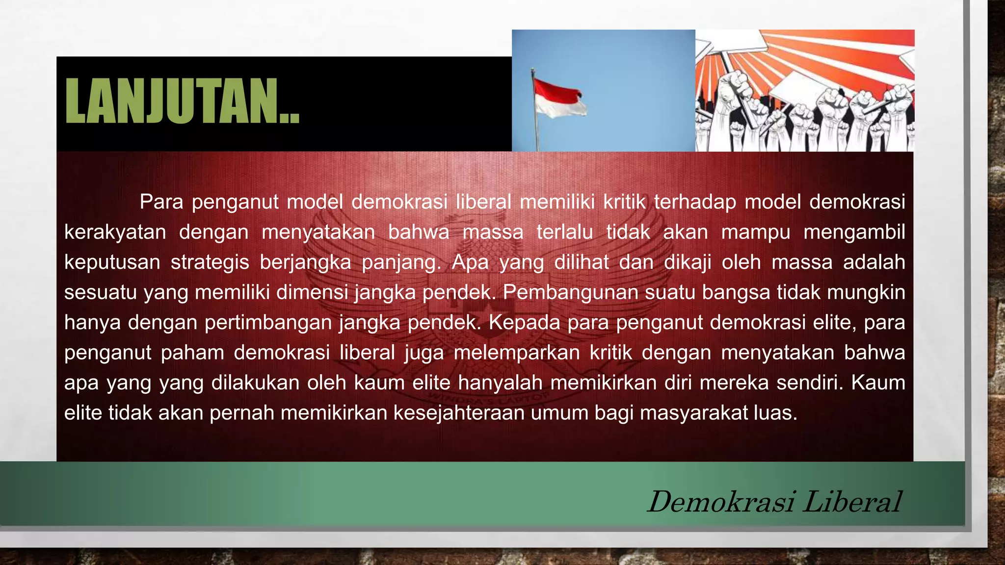 Apa Itu Demokrasi Liberal | PPTX