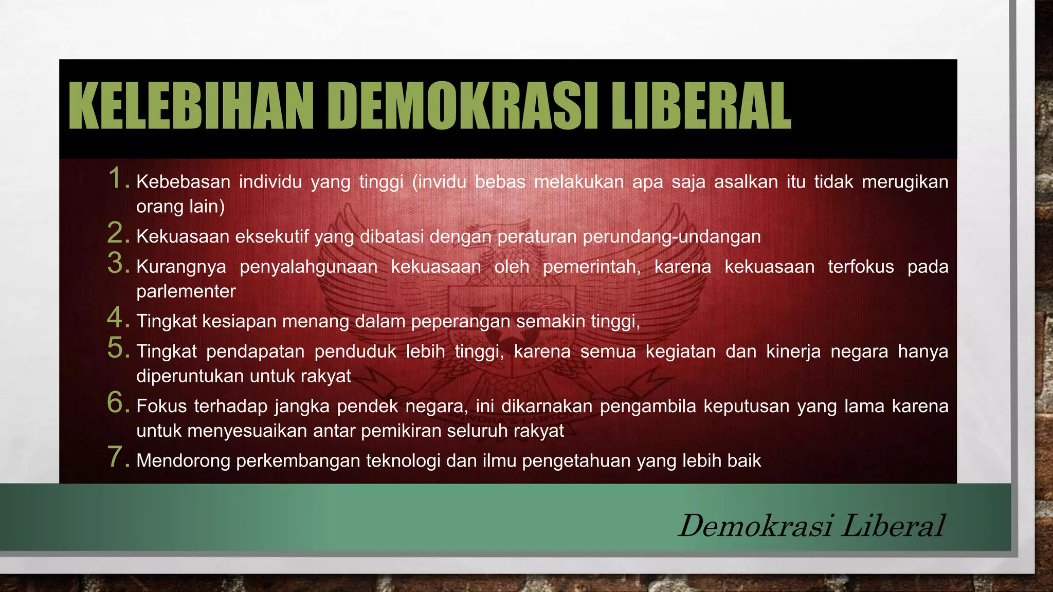 Apa Itu Demokrasi Liberal | PPTX
