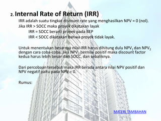 kriteria investasi | PPTX