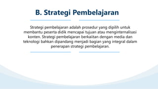 Perspektif belajar dan strategi pembelajaran | PPTX