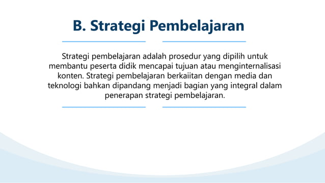 Perspektif belajar dan strategi pembelajaran | PPTX