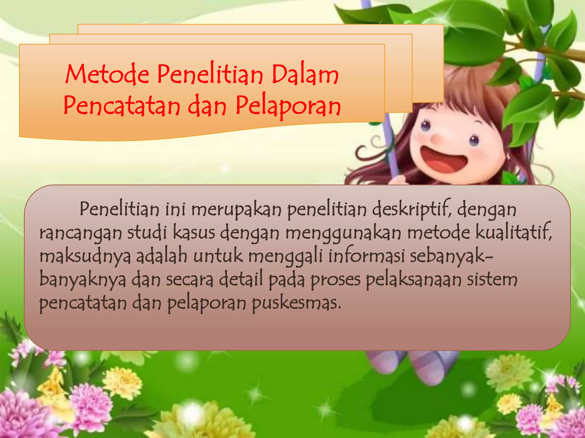 pencatatan dan pelaporan | PPTX