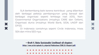 Kelompok 3-Sejarah sustainable livelihood approach | PPTX