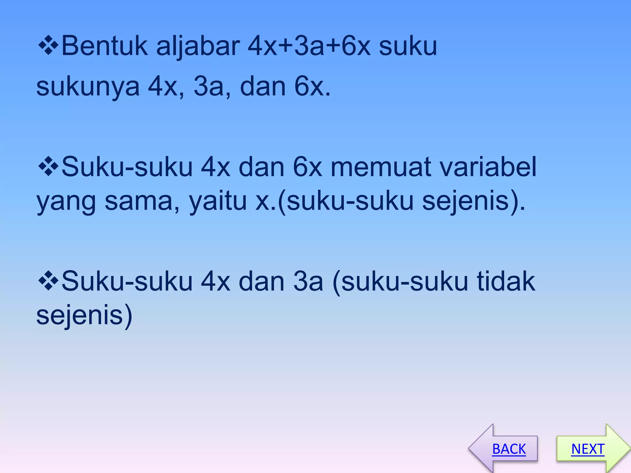 Aljabar dalam Matematika | PPTX