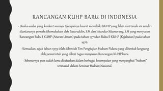 Mengenal Sejarah KUHP | PPTX