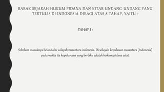 Mengenal Sejarah KUHP | PPTX