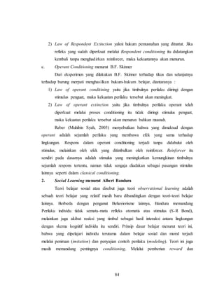 BELAJAR SEBAGAI PERUBAHAN TINGKAH LAKU | DOCX