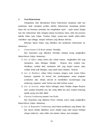 BELAJAR SEBAGAI PERUBAHAN TINGKAH LAKU | DOCX