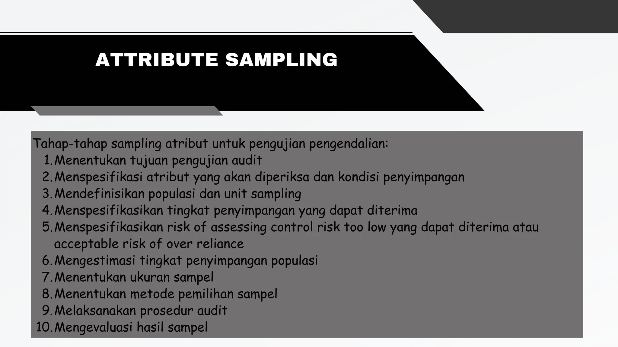 Kel 5_Sampling Audit fakultas ekonomi untidar | PDF