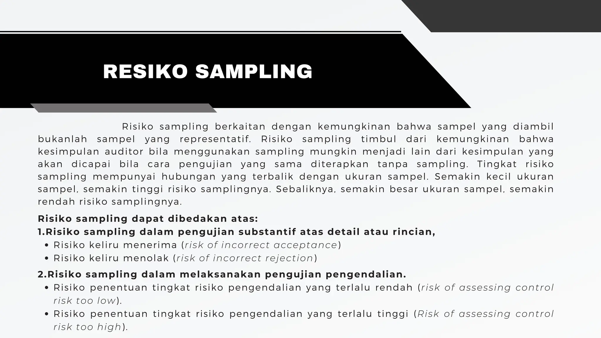 Kel 5_Sampling Audit fakultas ekonomi untidar | PDF