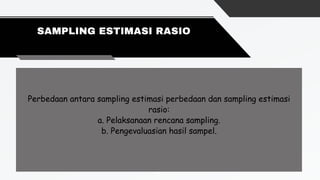 Kel 5_Sampling Audit fakultas ekonomi untidar | PDF