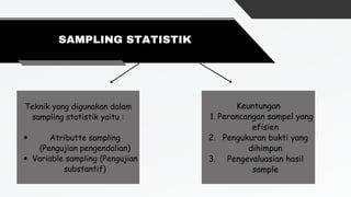 Kel 5_Sampling Audit fakultas ekonomi untidar | PDF