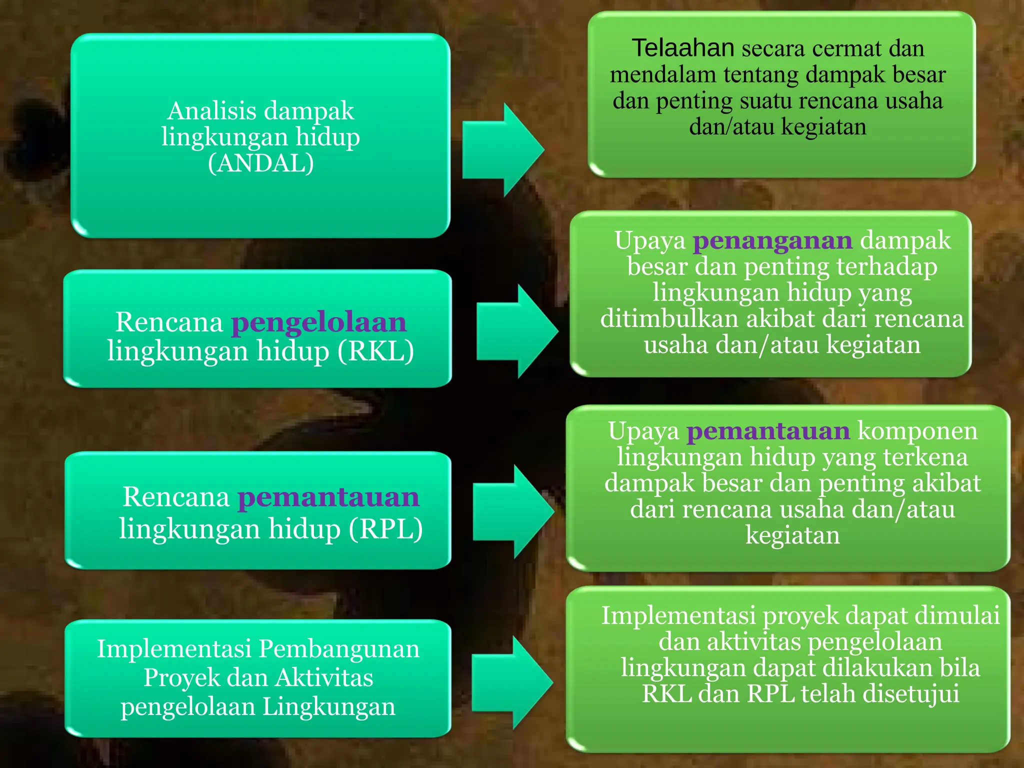 PPT Analisis Dampak Lingkungan pada mata kuliah Manajemen Proyek | PPTX