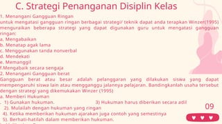 Kel 6 disiplin kelas strategi pembelajaran disd .pptx