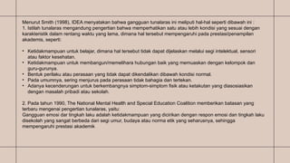 psikologi dan pendidikan anak tuna laras | PPTX