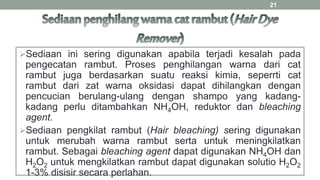 Kel 6 kelas m preparat untuk pewarna rambut | PPTX