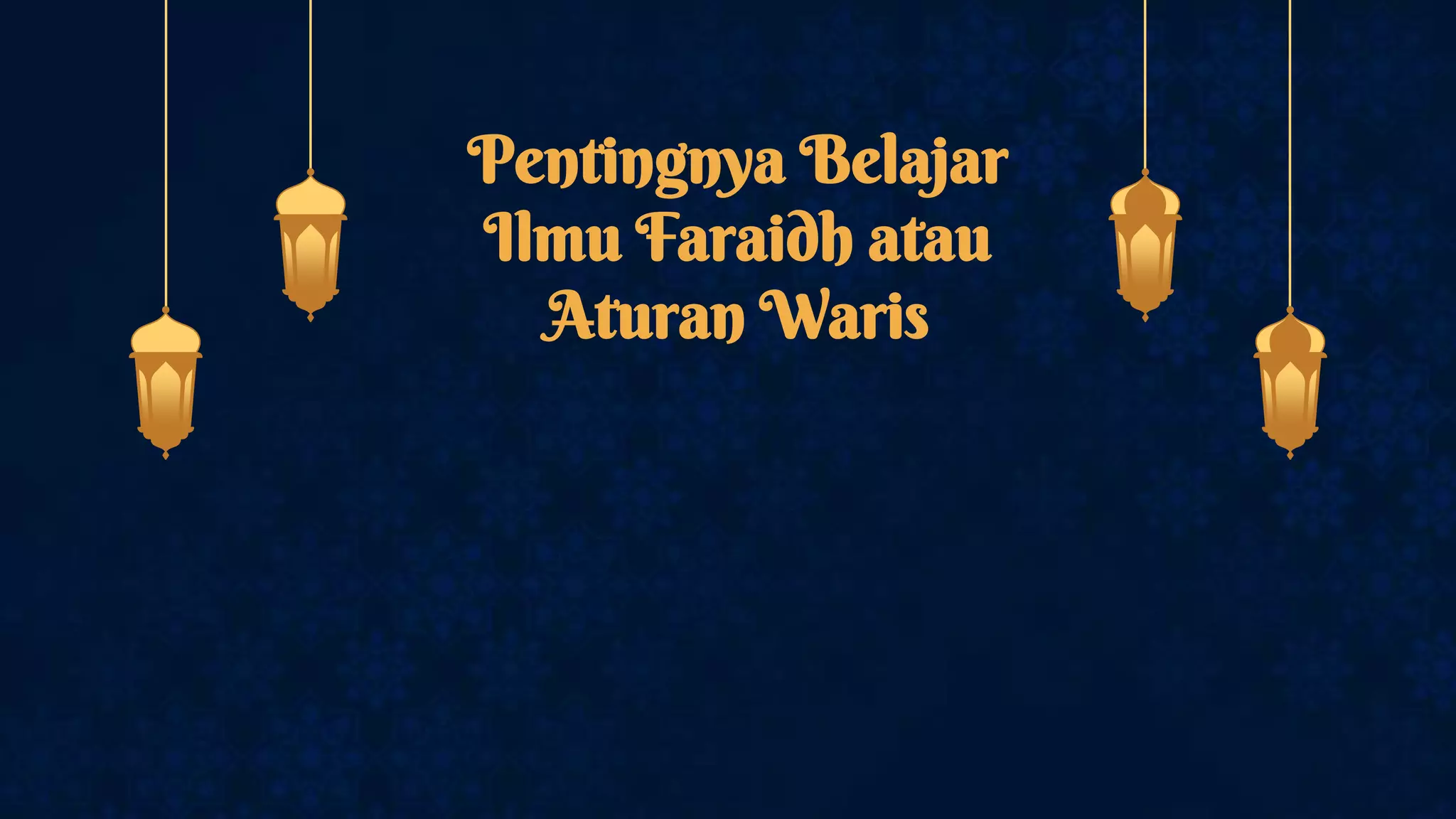 KEL 7-PPT AGAMA- Ilmu Faroid Pembagian Harta waris dan Ahli Waris.pptx