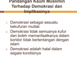 Demokrasi dalam Islam | PPTX