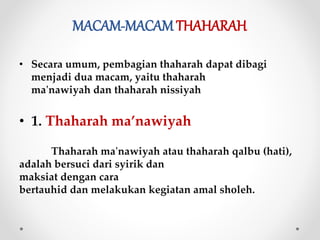 Kel 7 fiqh thaharah | PPTX