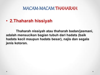 Kel 7 fiqh thaharah | PPTX