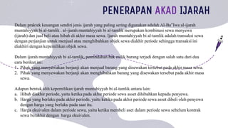Ijarah dalam Perbankan Syariah Indonesia | PPTX