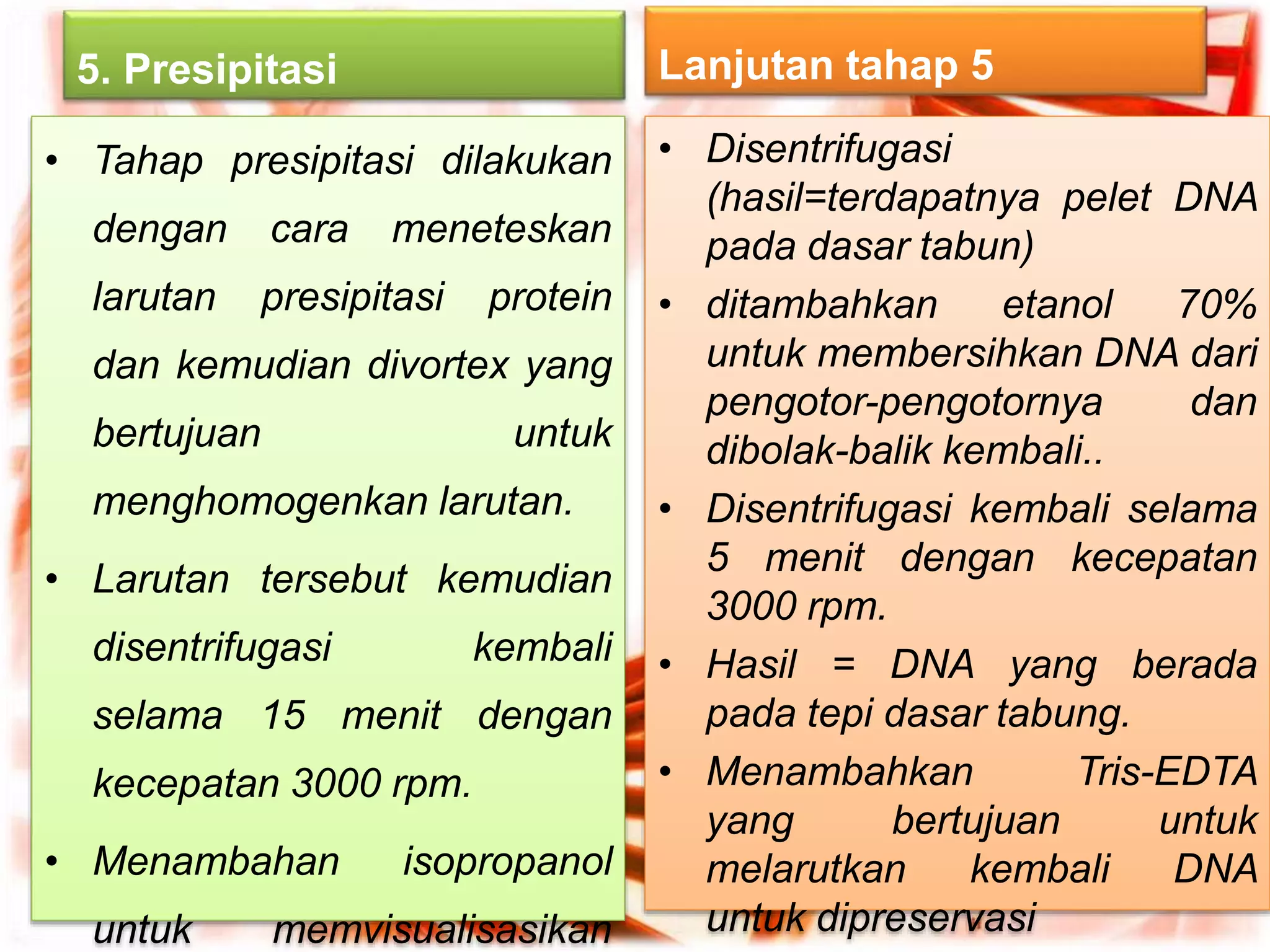 Mekanisme Transfer & Isolasi DNA | PPTX