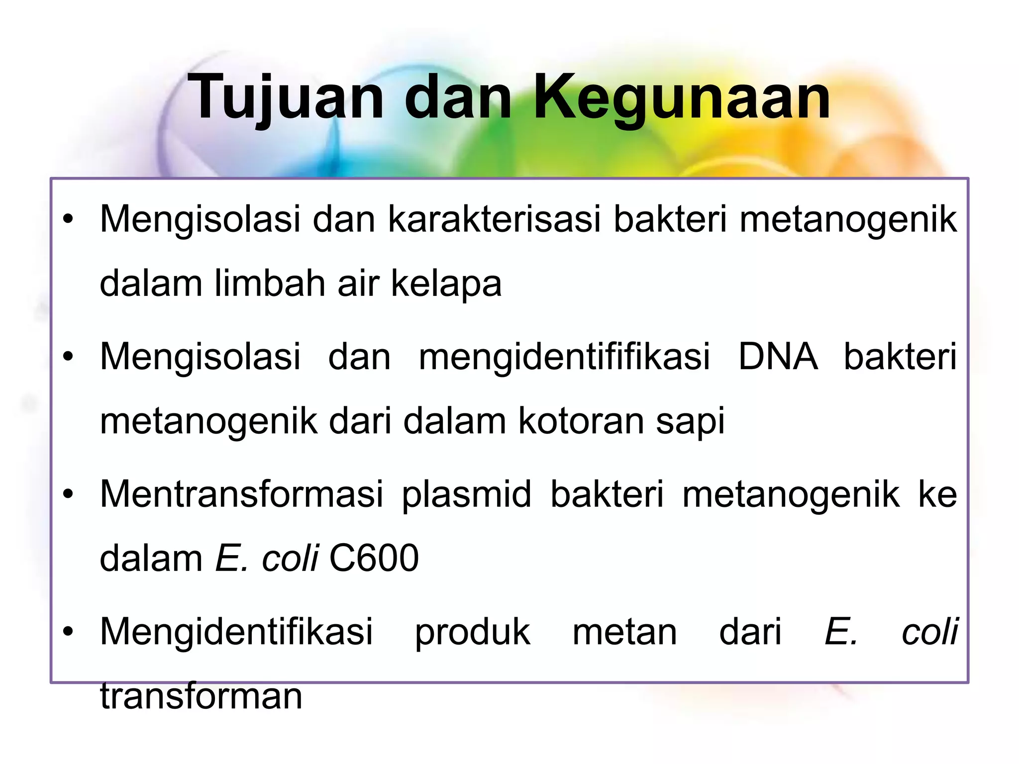 Mekanisme Transfer & Isolasi DNA | PPTX