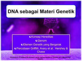 Mekanisme Transfer & Isolasi DNA | PPTX
