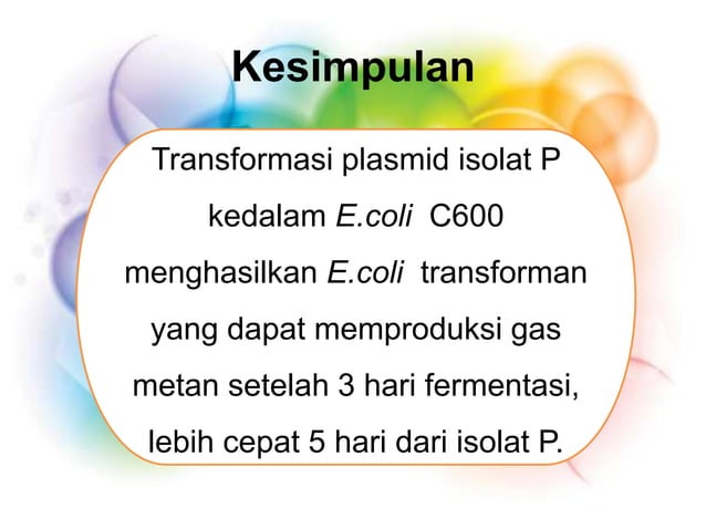 Mekanisme Transfer & Isolasi DNA | PPTX