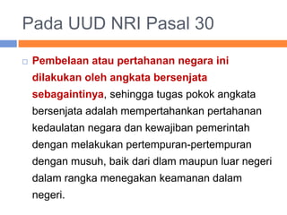 Hukum Pidana Militer di Indonesia | PPTX