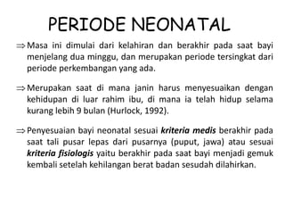 Perkembangan Masa Bayi | PPTX