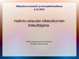 Kela 141204 helenius | PDF