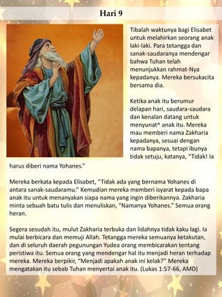 Kelahiran Yesus: 25 bacaan Alkitab untuk adven untuk anak-anak. | PDF