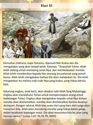 Kelahiran Yesus: 25 bacaan Alkitab untuk adven untuk anak-anak. | PDF