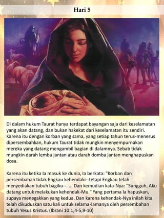 Kelahiran Yesus: 25 bacaan Alkitab untuk adven untuk anak-anak. | PDF