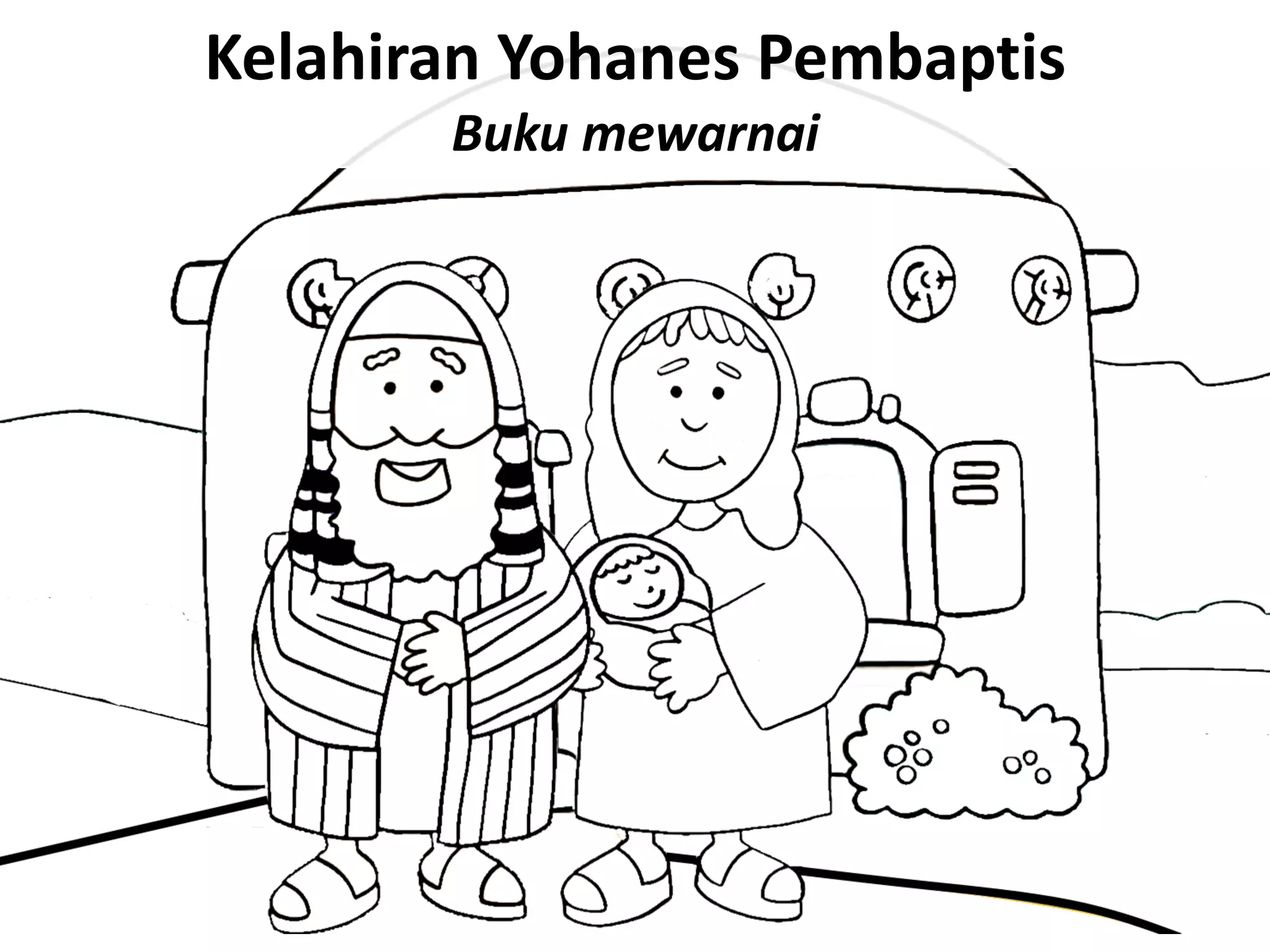 Kelahiran Yohanes Pembaptis: halaman mewarnai | PDF