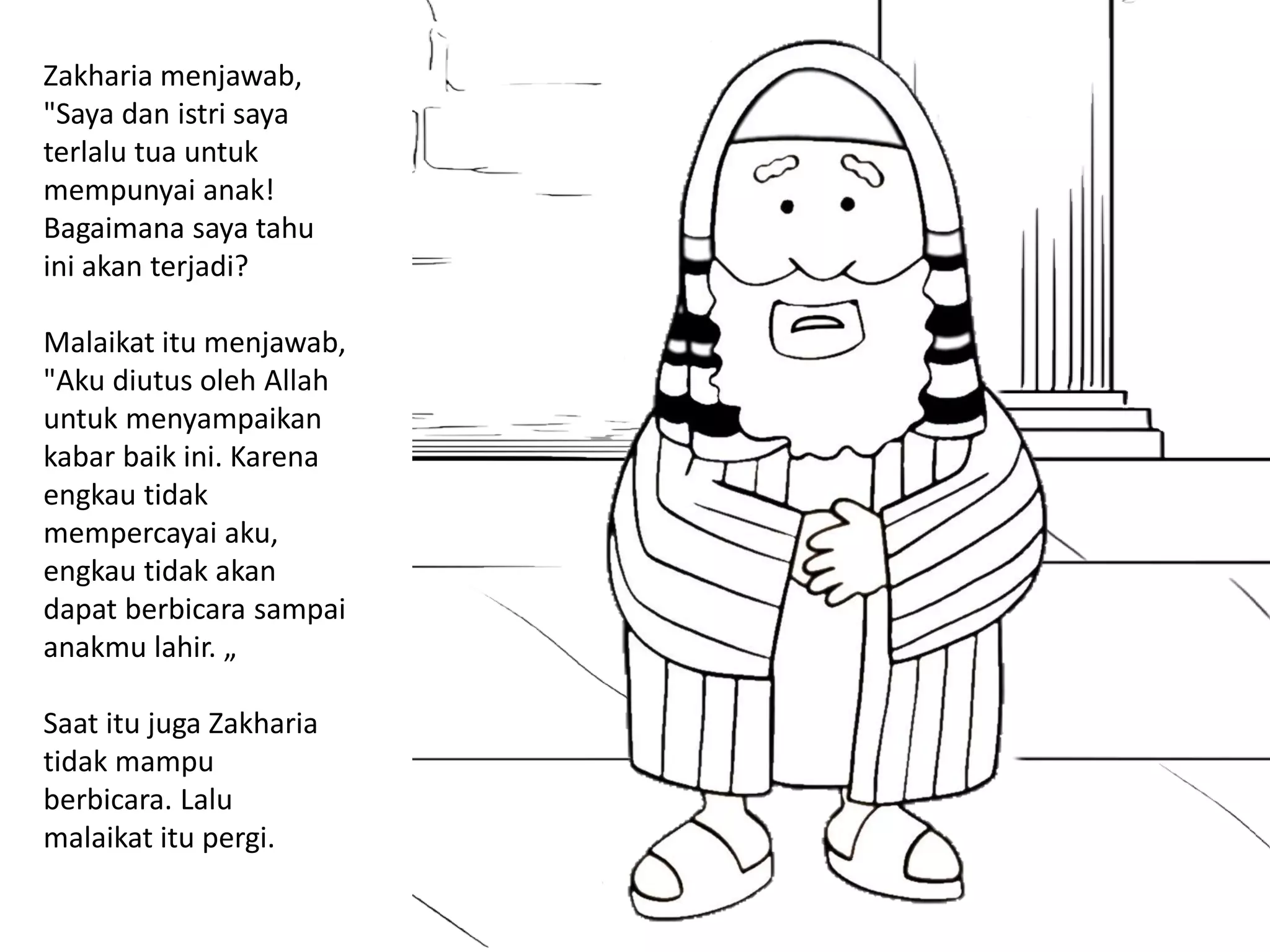 Kelahiran Yohanes Pembaptis: halaman mewarnai | PDF
