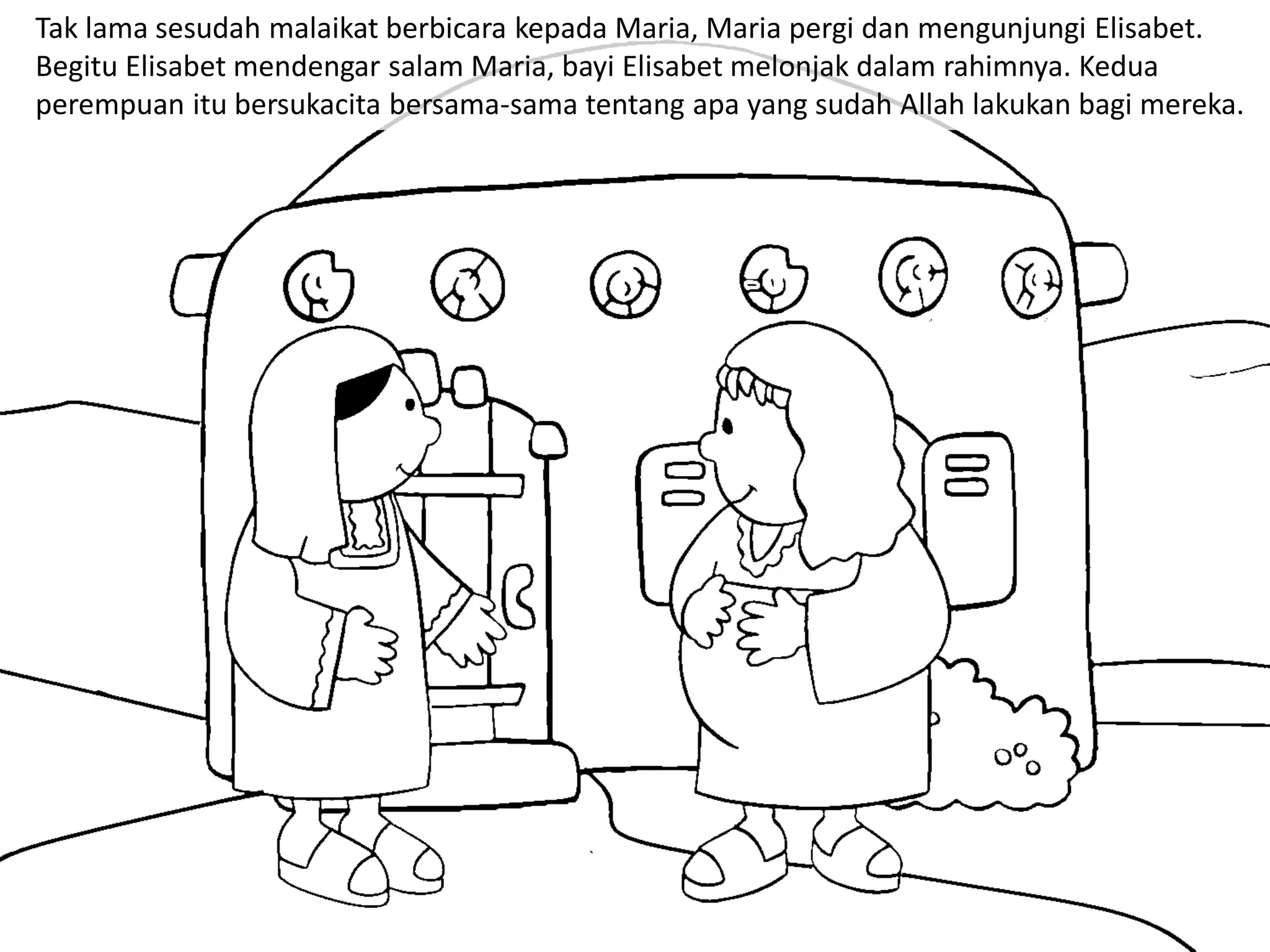 Kelahiran Yohanes Pembaptis: halaman mewarnai | PDF